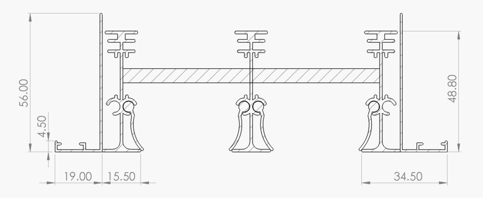 Linear Slot Diffuser Removable Core Ventech