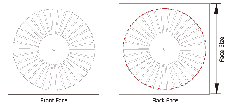 Fixed Blade Swirl Diffuser - Ventech